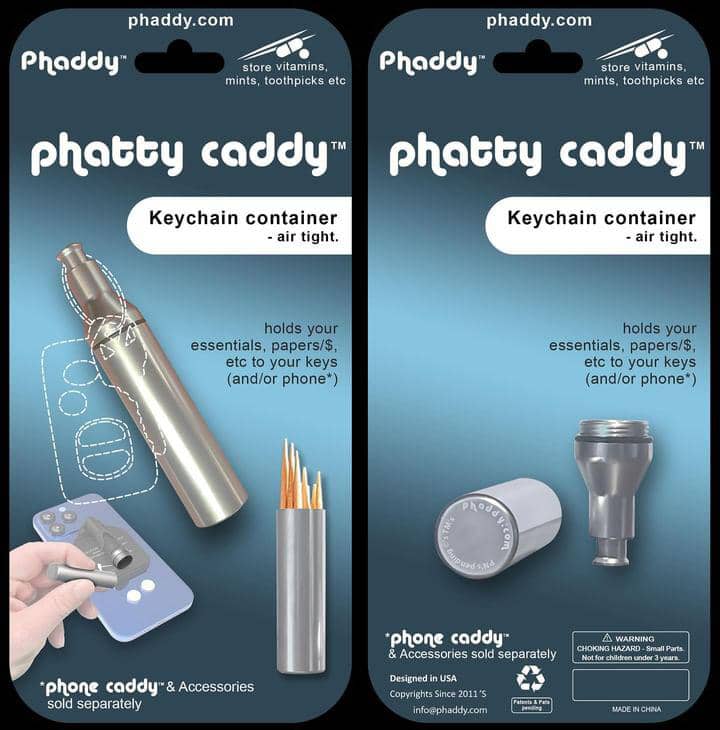 Phaddy™ - The Ultimate Keychain Container – UpWrite