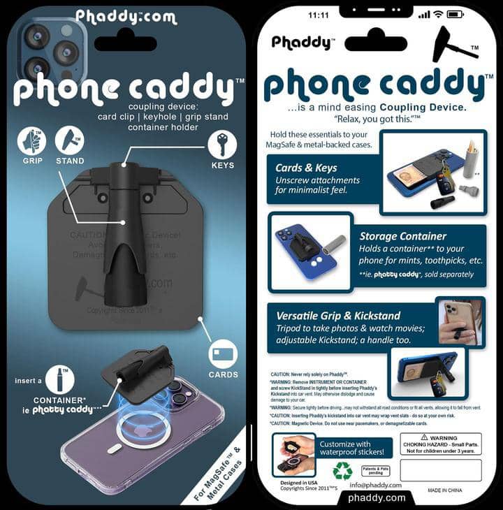 Phaddy™ - The Ultimate Keychain Container – UpWrite